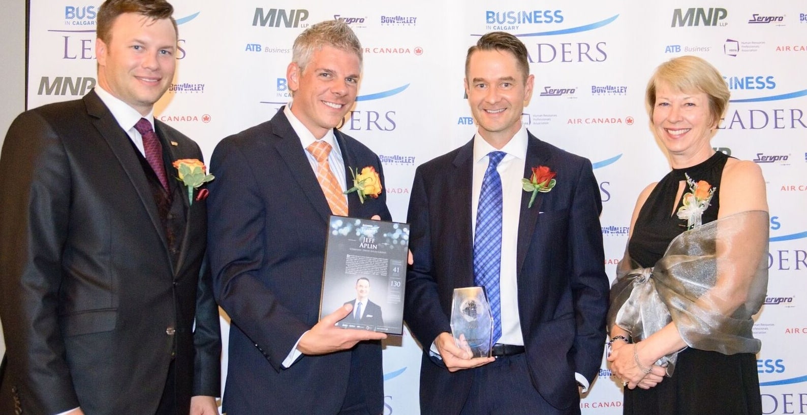 Jeff Aplin a winner of Business in Calgary Leaders Award